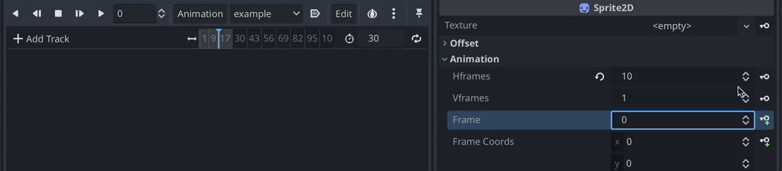 Extend "Insert Key" behavior from Sprite2D frame to custom variables - Animation - Godot Forum