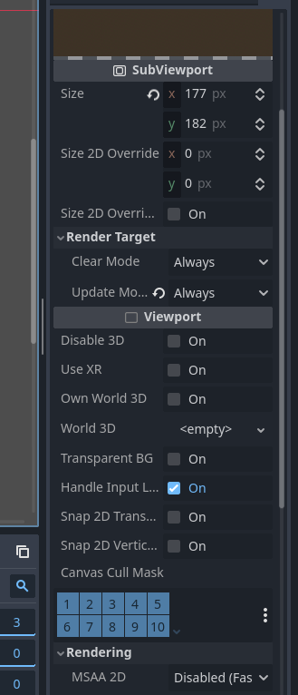 Camera3D not displaying right in UI - UI - Godot Forum