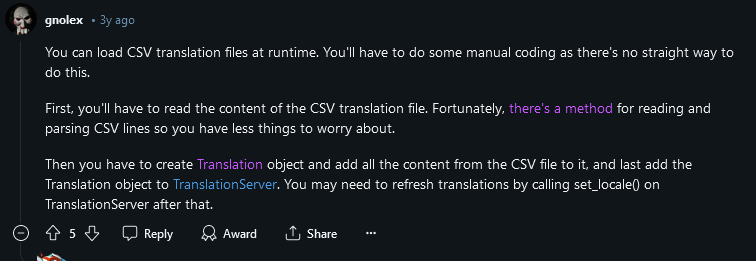 How to load CSV translation with code? - Help - Godot Forum
