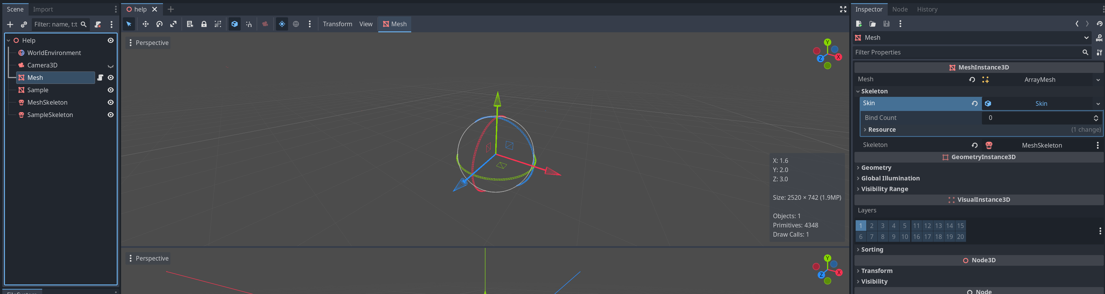 Procedural Generation of Skeleton3d - Programming - Godot Forum
