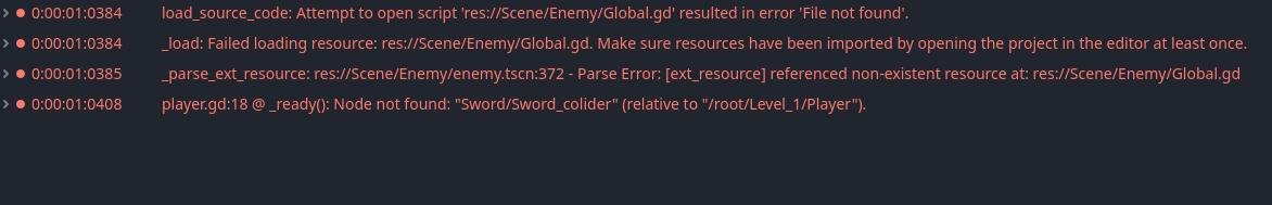 Error Global not declared in the current scope how to fix? - Help - Godot Forum