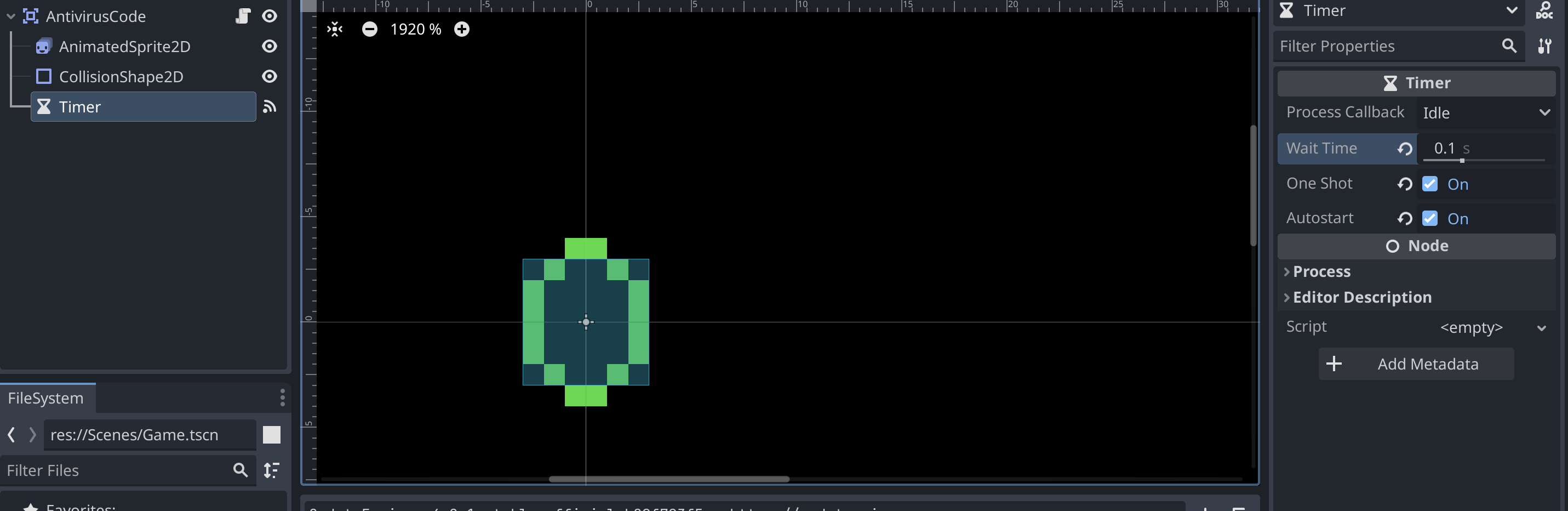 Cycled Node Creating Script Created Nodes Doesn T Use Script Programming Godot Forum