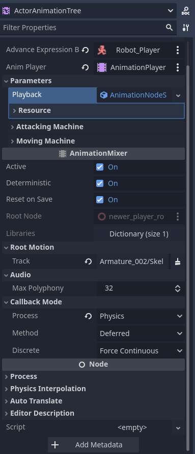 Animation setting values when it's not playing - Programming - Godot Forum