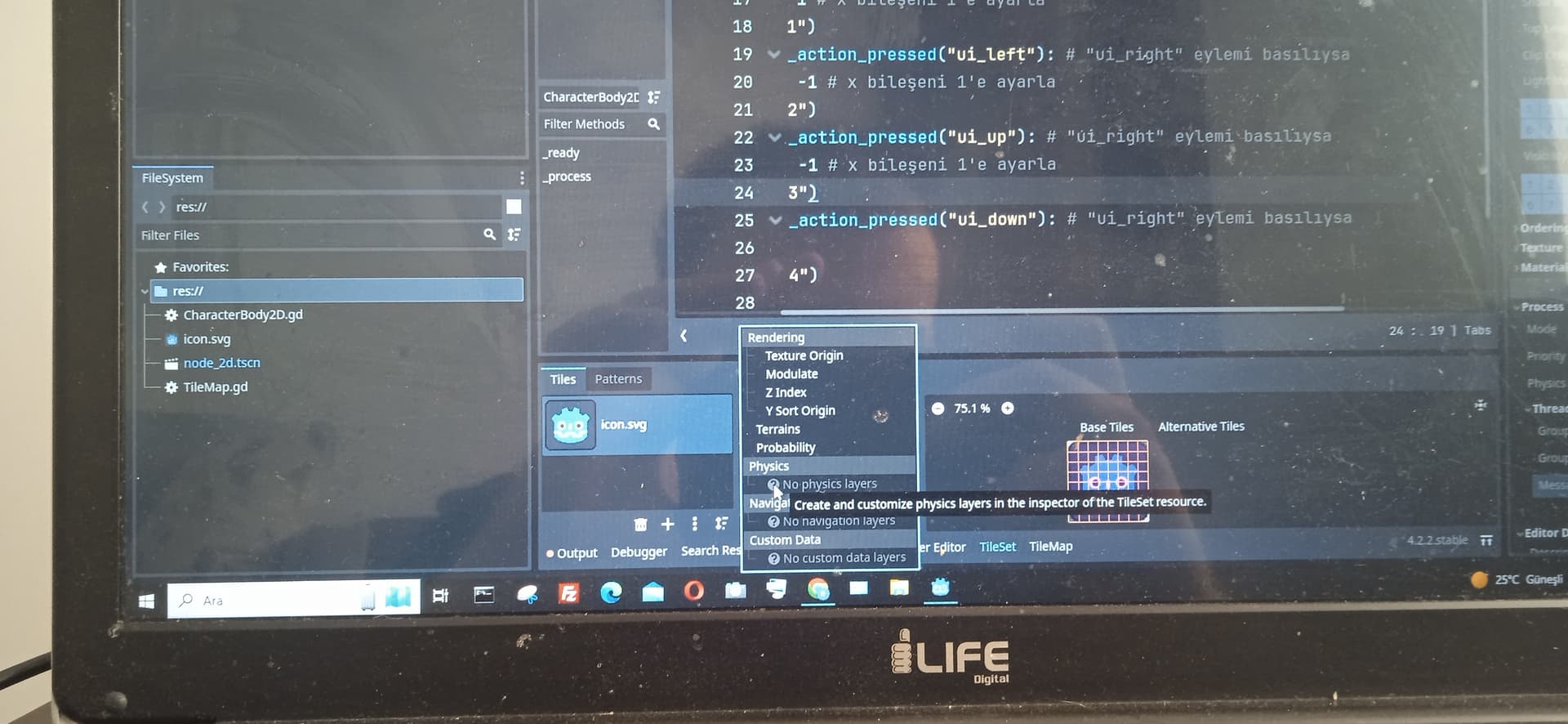How to apply one way collision to a tilemap in godot 4 - Archive - Godot Forum