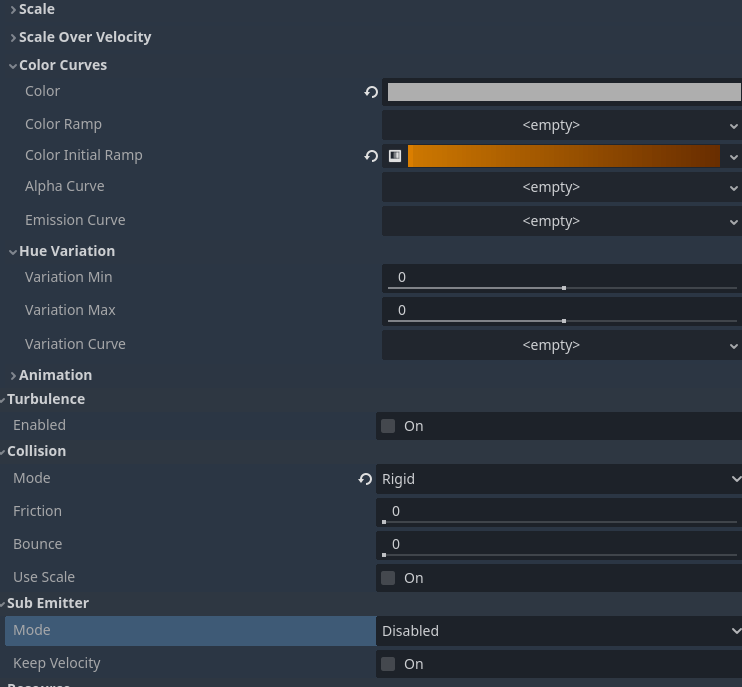 GPU Particles 3dd stop working with attractors normally after collision - Help - Godot Forum