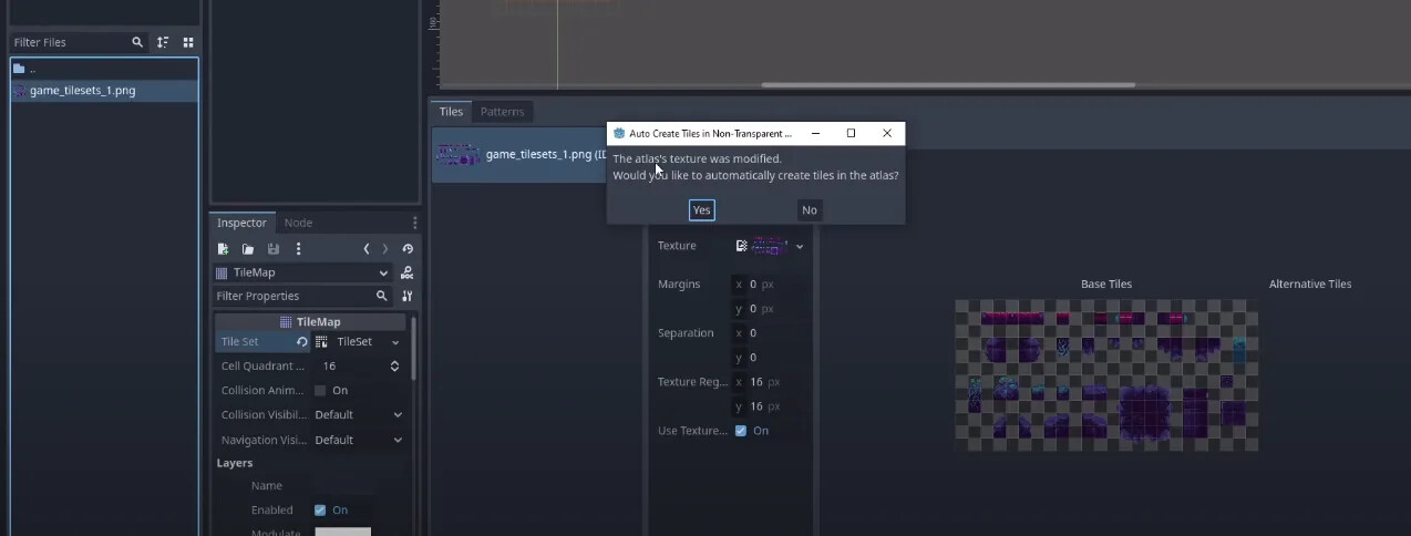 How to Select Mutiple Regions in Godot 3.6 Tilemap - Help - Godot Forum