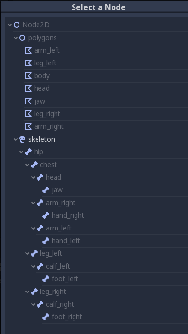 Skeleton 2D colliders - Animation - Godot Forum