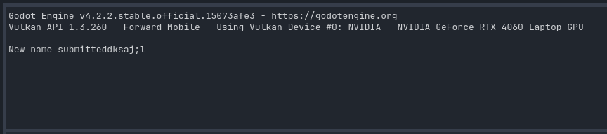 How to make name system - Help - Godot Forum