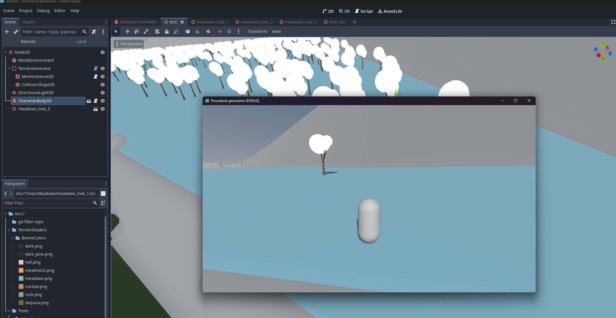 Instanced object shows up in viewport but not when running the scene - Programming - Godot Forum