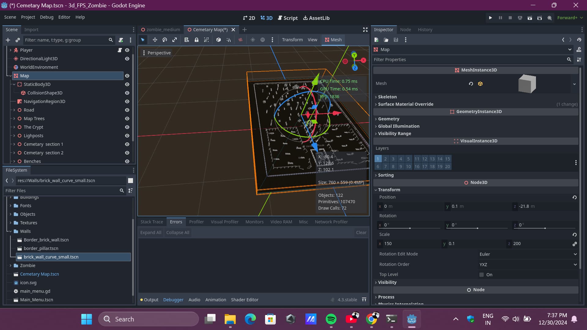 I Cannot Bake Navmesh In My Main Scene Navigation Godot Forum