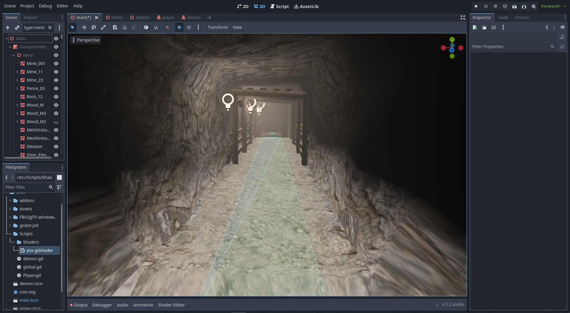 Help with PSX shader - Shaders - Godot Forum