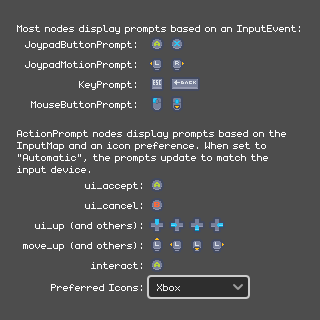 Input Prompts - Automatically display icons for keyboards or controllers - Plugins - Godot Forum