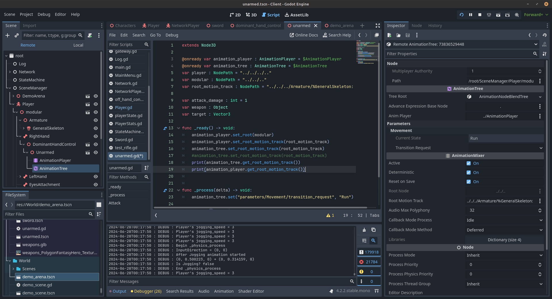 Set Root Motion Track from script from instantiated child scene - Animation - Godot Forum