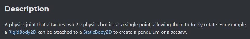 How do I make a pendulum using pin joints? - Physics - Godot Forum