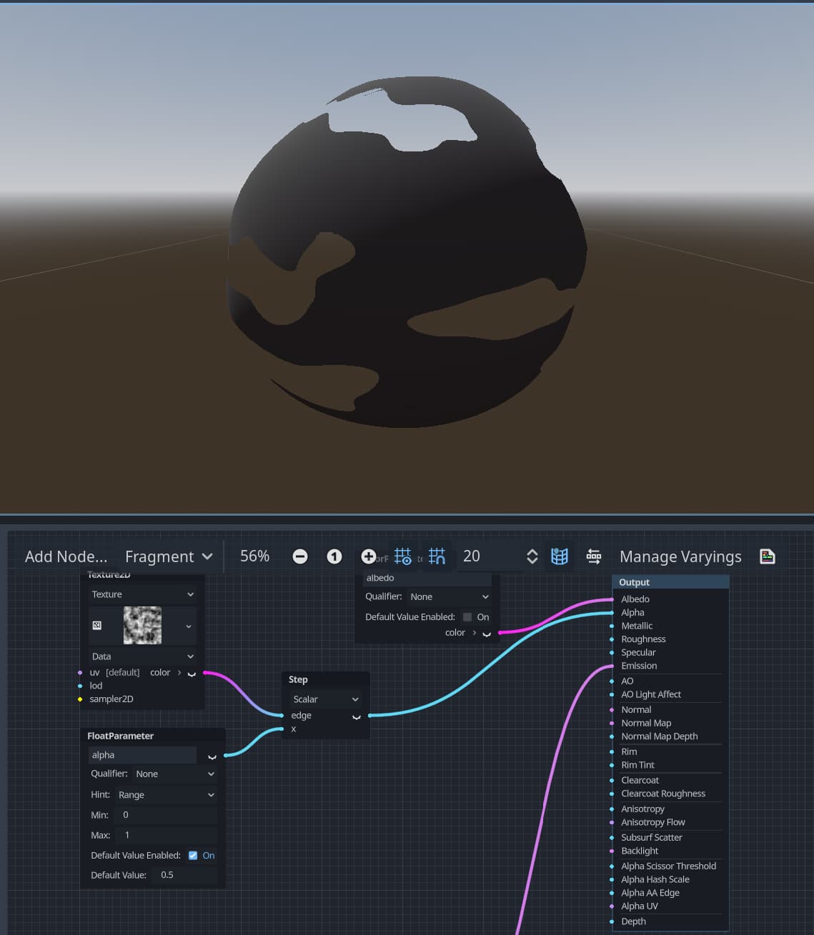 Help with explosion shader alpha - Shaders - Godot Forum