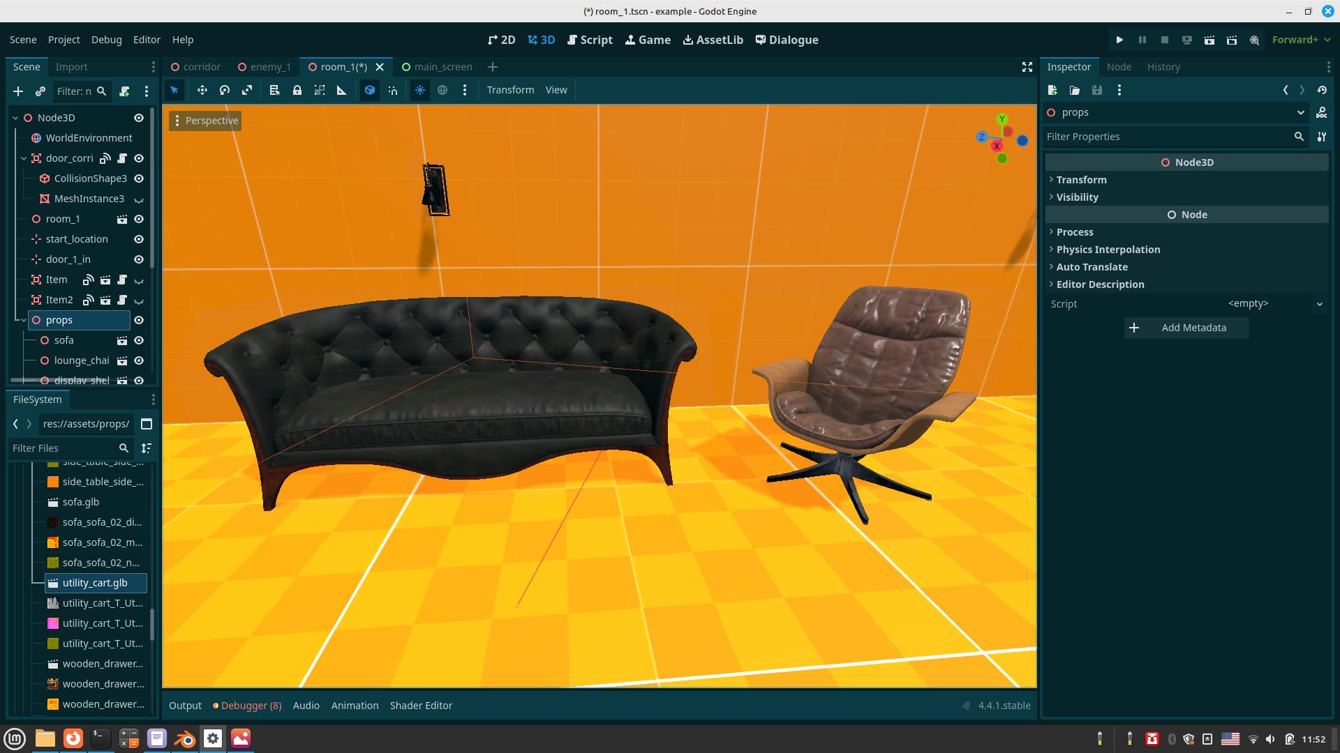 Objects showing incorrectly in game and correctly on editor - Help - Godot Forum