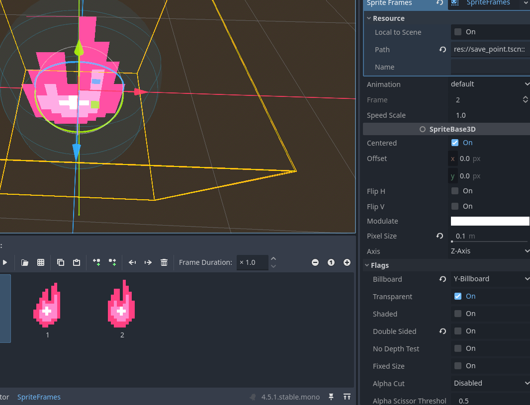 ugly weird sliver at the top of my sprite - Shaders - Godot Forum