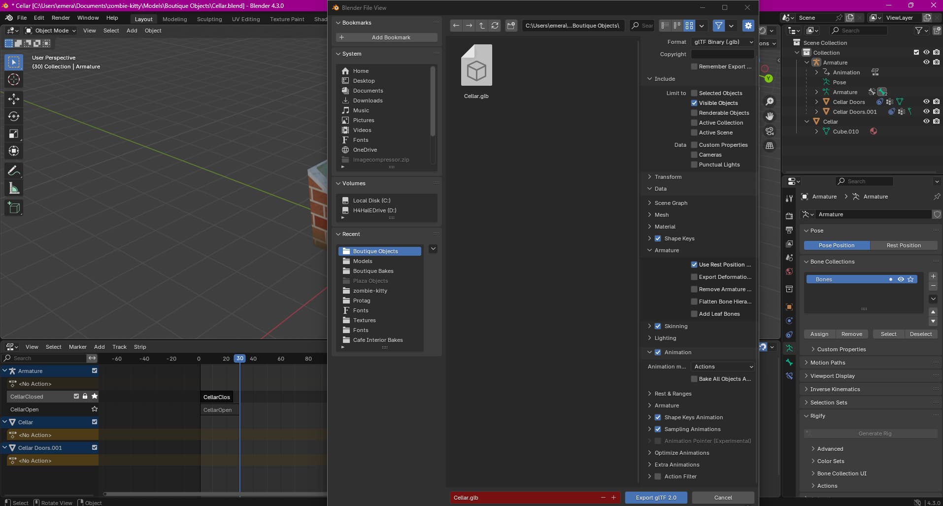 Blender NLA's not importing? - Animation - Godot Forum