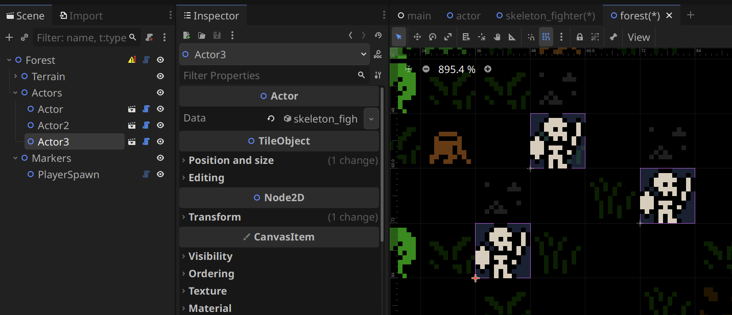 How to save customized instances of a base scene to disk without scene ...