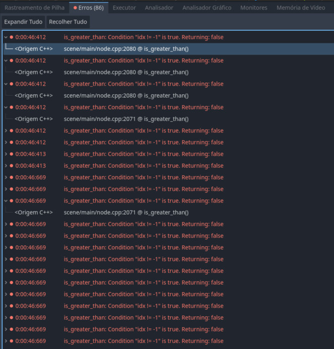 Mysterious C++ errors without stack trace - Help - Godot Forum