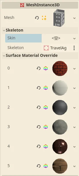 How to keep Surface Material Override didn't change - Help - Godot Forum