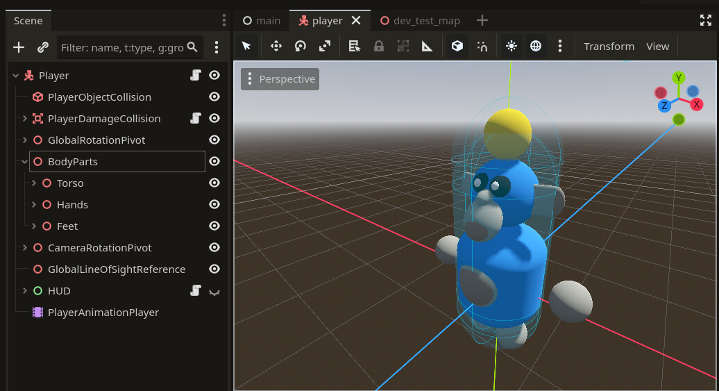How do I convert player input direction into player model rotation? - Help - Godot Forum